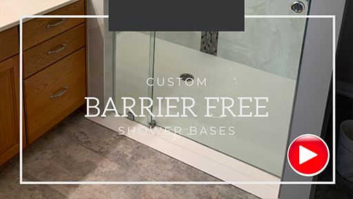 Custom Shower Bases – Custom built to your Specifications